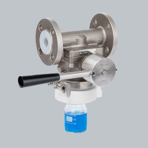 Ball valve - SSB - Swissfluid AG - lever / sampling / process