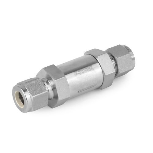 Poppet check valve - CVSS-FL2-1 - FITOK GmbH - stainless steel