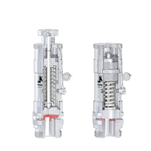 Low-pressure relief valve - 6 - Niezgodka GmbH - brass / stainless steel