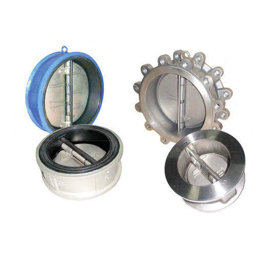 Dual plate check valve - Nutork Corp. - for gas / stainless steel
