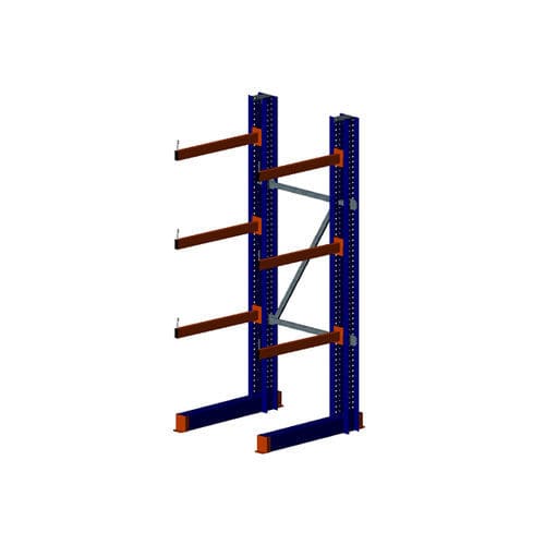 Cantilever racking - KIMER - for medium loads / light-duty / for long items