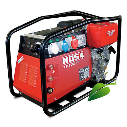 Three-phase welding generator - TS 200 DES/CF - MOSA - single-phase