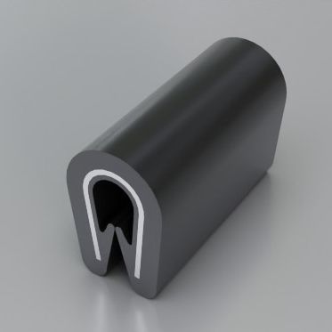 Lip gasket - TR00040594-624 - TR Fastenings - grooved / PVC / edge