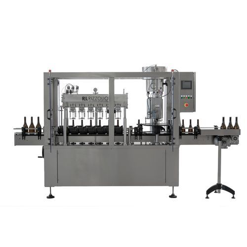 Crown capping machine - 6-1-1 - Rizzolio s.r.l - automatic / for glass ...