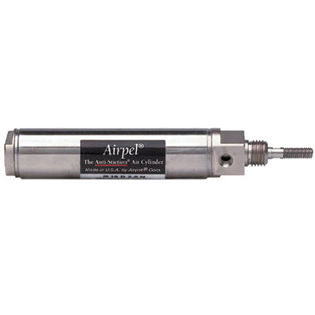 Pneumatic cylinder - M16XDN - Airpot - spring-return / with threaded shaft