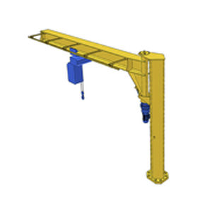 Pillar jib crane - Meloni Tecno-Handling s.r.l. - lifting / electric