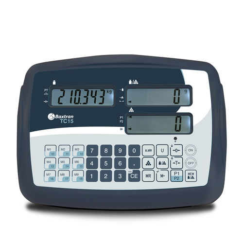 LCD display weight indicator - TC15 - GIROPES - benchtop / battery-powered
