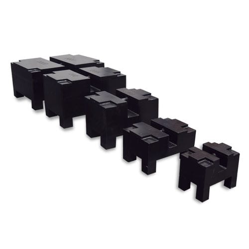 Rectangular precision weight - GC M1 - GIROPES - cast iron / stackable