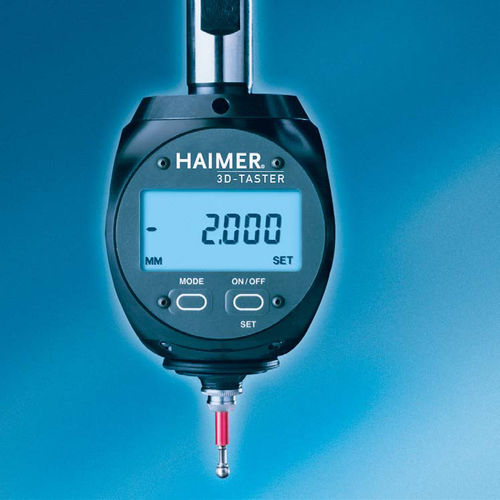 Measurement touch probe - 80.460.00.FHN - HAIMER GmbH - lever / digital