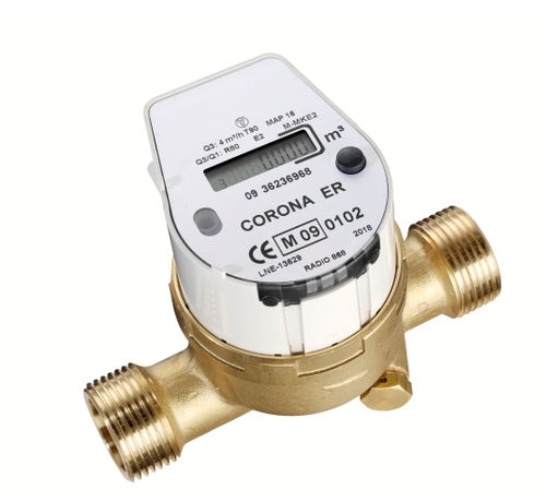 Digital water meter - CORONA ER - DIEHL Metering - multi-jet vane wheel