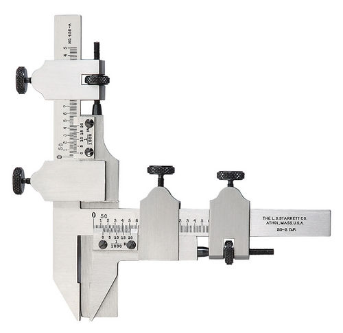Vernier caliper - 456 series - STARRETT - for gear tooth measurements