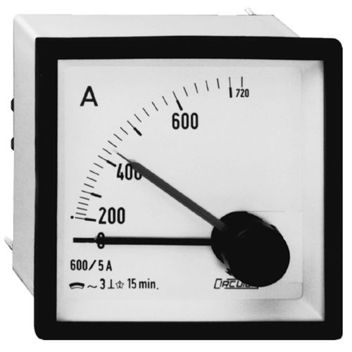 Analog ammeter - MC series - CIRCUTOR - panel-mount / with maximeter