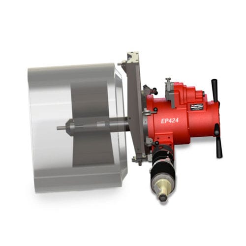 Pneumatic beveling machine - EP 424 - WACHS - portable / for pipe ends ...