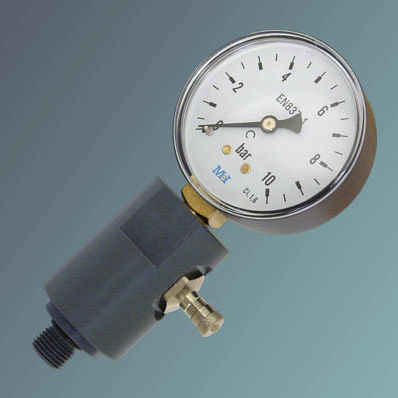 Gauge adapter - Hidracar, S.A. - threaded / stainless steel / plastic