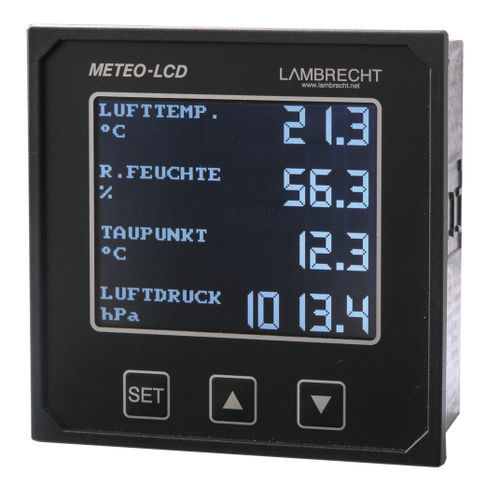 Temperature indicator - METEO-LCD-IND - Wilh. LAMBRECHT GmbH - pressure ...