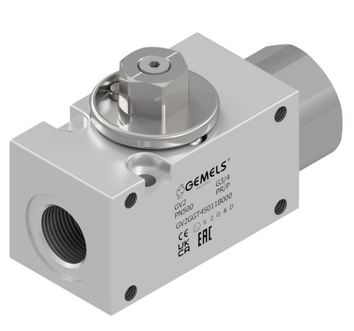 Ball valve - GV2 - Gemels S.p.A. - pneumatically-operated / for oil ...