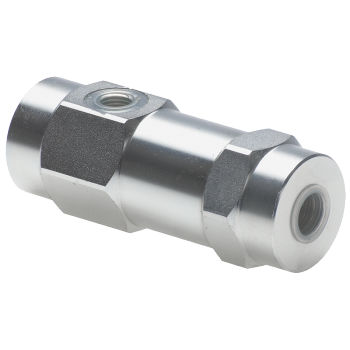 Ball check valve - FPS series - Dicsa - steel / in-line / pilot-operated