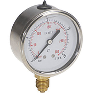 Dial pressure gauge - MFI6304-V series - Dicsa - threaded / capsule ...