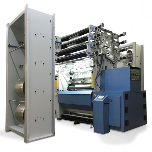 Raschel warp knitting machine - MINI-TRONIC 800 - RIUS-COMATEX - high-speed