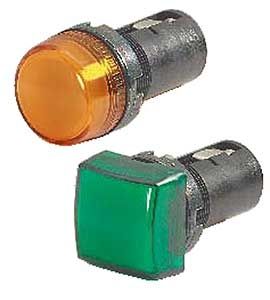 Steady indicator light - ELFIN - snap-in / round