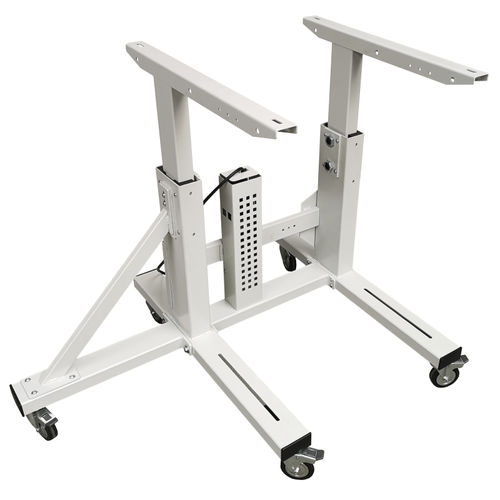 Steel sewing machine stand - HDP-1EK-R - REXEL - adjustable / wheel ...
