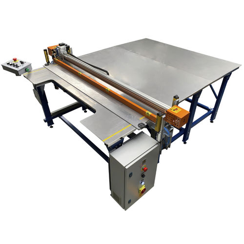 Fabric cutting table - UCP-1 - REXEL - rotary-knife / electric