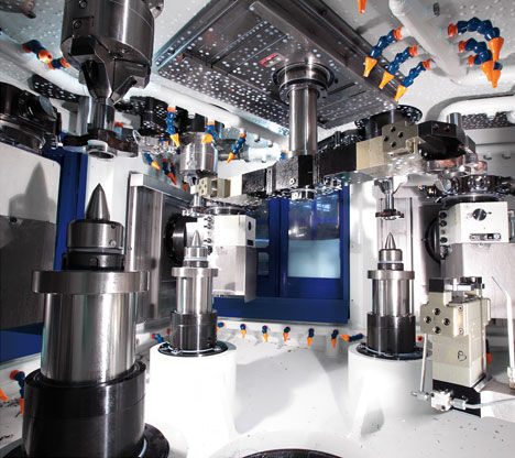 Rotary transfer machine - OMNI-TURN - BUFFOLI TRANSFER - CNC ...