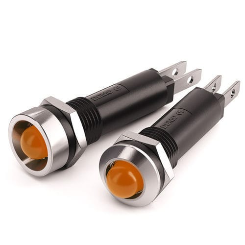 Blinking indicator light - VL8 - DOMO - LED / threaded / IP40