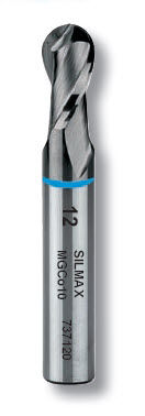 Ball nose milling cutter - 737 series - SILMAX - solid / roughing