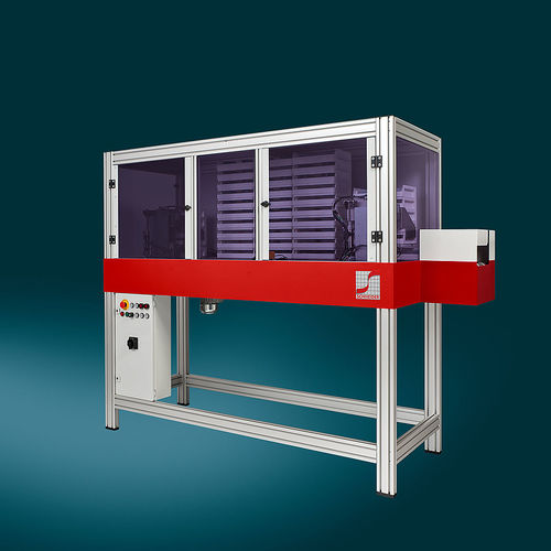 Tray stacking machine - CCS MODULO - Schneider Optical Machines - automated