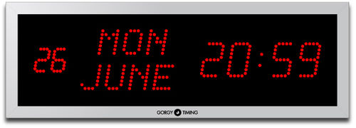 Network clock - LEDICA® ALPHA 7.M - GORGY TIMING - digital / LED / indoor