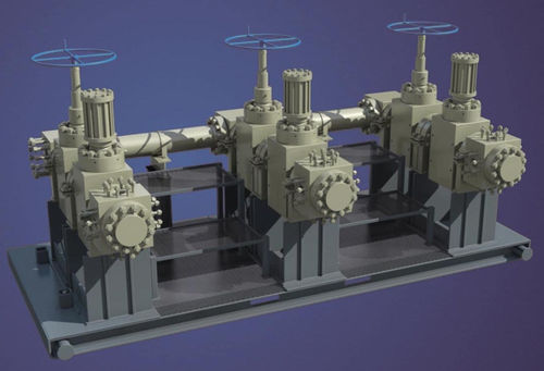 Gate valve - FLS-Frac - CAMERON - with handwheel / hydraulically ...