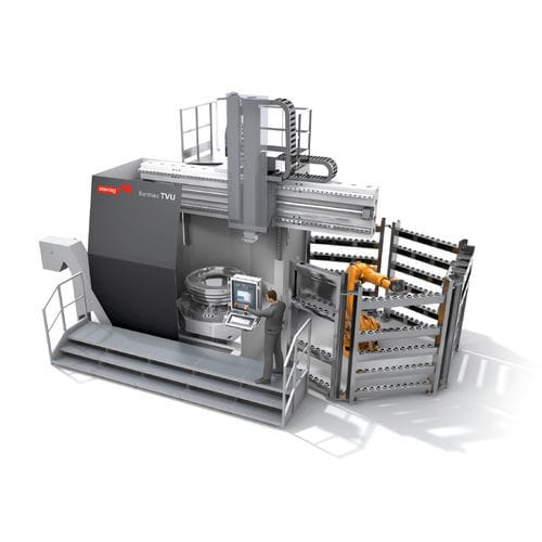 CNC lathe - Berthiez TVU series - Starrag - vertical / 2-axis / for aerospace applications
