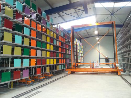 Vertical automatic storage system - M007 - TECAUMA - for long products ...