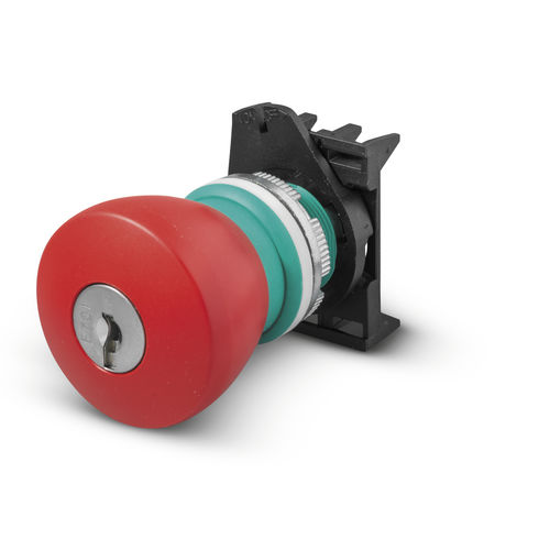 Key lock push-button switch - PPFN1C4NX4X - Fungo ø40 Sblocco a chiave - Giovenzana ...