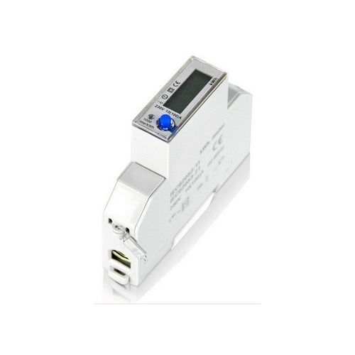 Single-phase electric energy meter - QC-PM-485 - qeed - DIN rail / RS ...