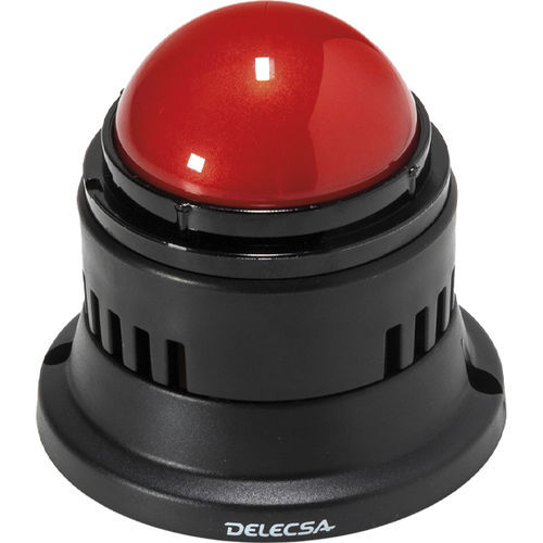 Blinking indicator light - D-424ZM - DELECSA - steady / LED / surface-mount