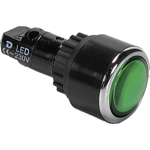 Blinking indicator light - D-313 - DELECSA - steady / LED / panel-mount