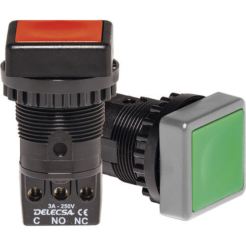 Spring push-button switch - D-4060 - DELECSA - moisture-resistant ...