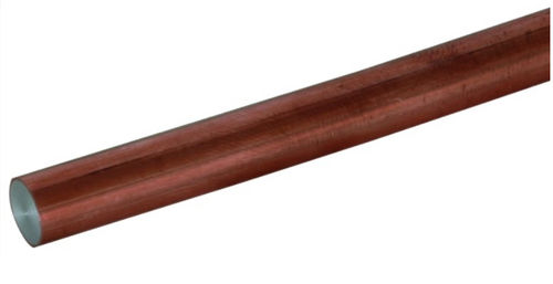 Copper lightning rod - RD 8 AL CU WEI R110M - DEHN + SÖHNE - lightning ...