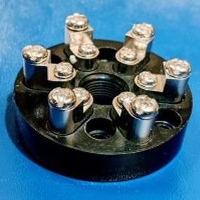 Panel-mount terminal block - 8072 - PUSHNA INTERNATIONAL - screw ...