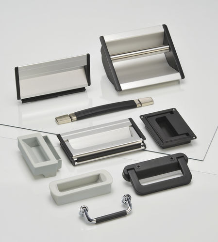 Pull-out handle - Rohde AG - recessed / pulling / aluminum