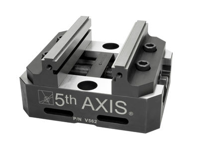 Machine tool vise - V562 - 5th Axis Inc. - vertical / for 5-axis machining