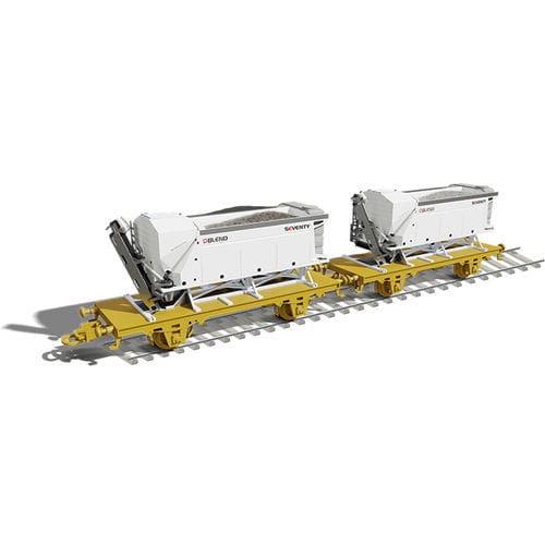 Mobile concrete mixing train - E-series - BLEND