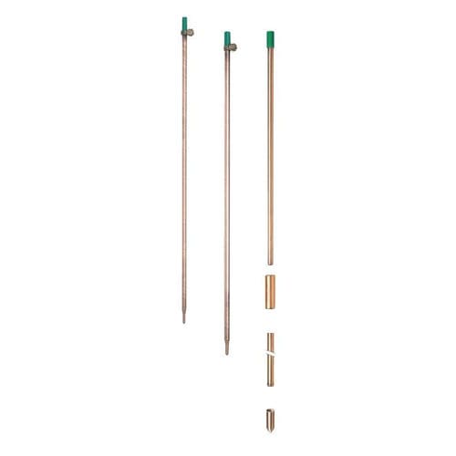 Copper-coated steel ground rod - A3MC, AC, A2C Series - CATU - round ...