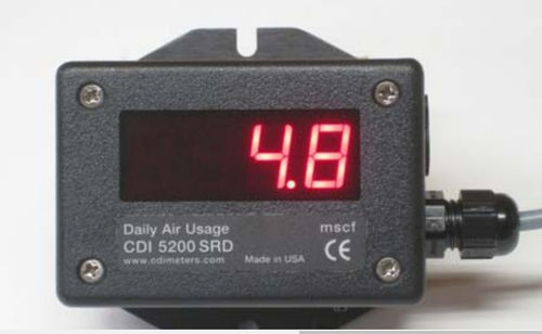 Volume flow meter - CDI 5200 SRD - UNIVERSAL FLOW MONITORS - for compressed air / with display ...