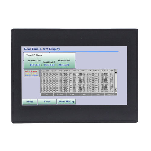 Resistive touch screen HMI - HMC4070A-M - Maple Systems - panel-mount ...