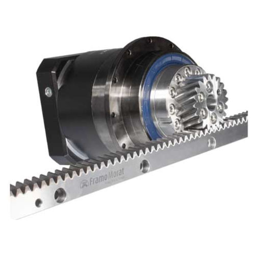 Linear gear - Framo Morat - helical-toothed / precision