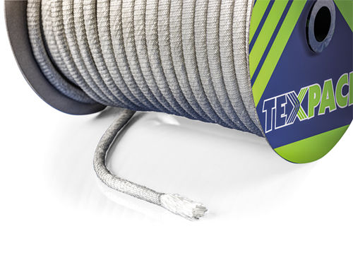 Static cord - 3210TEX - TEXPACK - steel / twisted