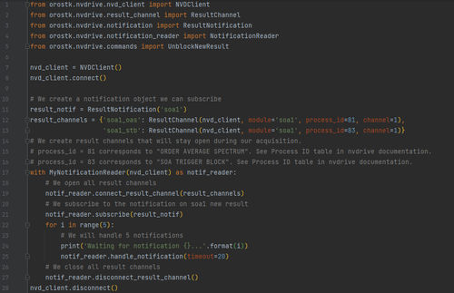 Customer service management software - OROS - programming / measurement ...